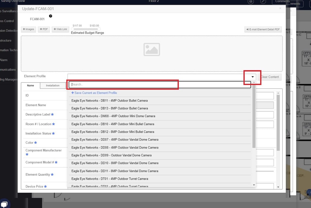 Applying Element Profiles [Classic Editor]