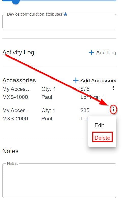 Adding Accessories to Element Profiles